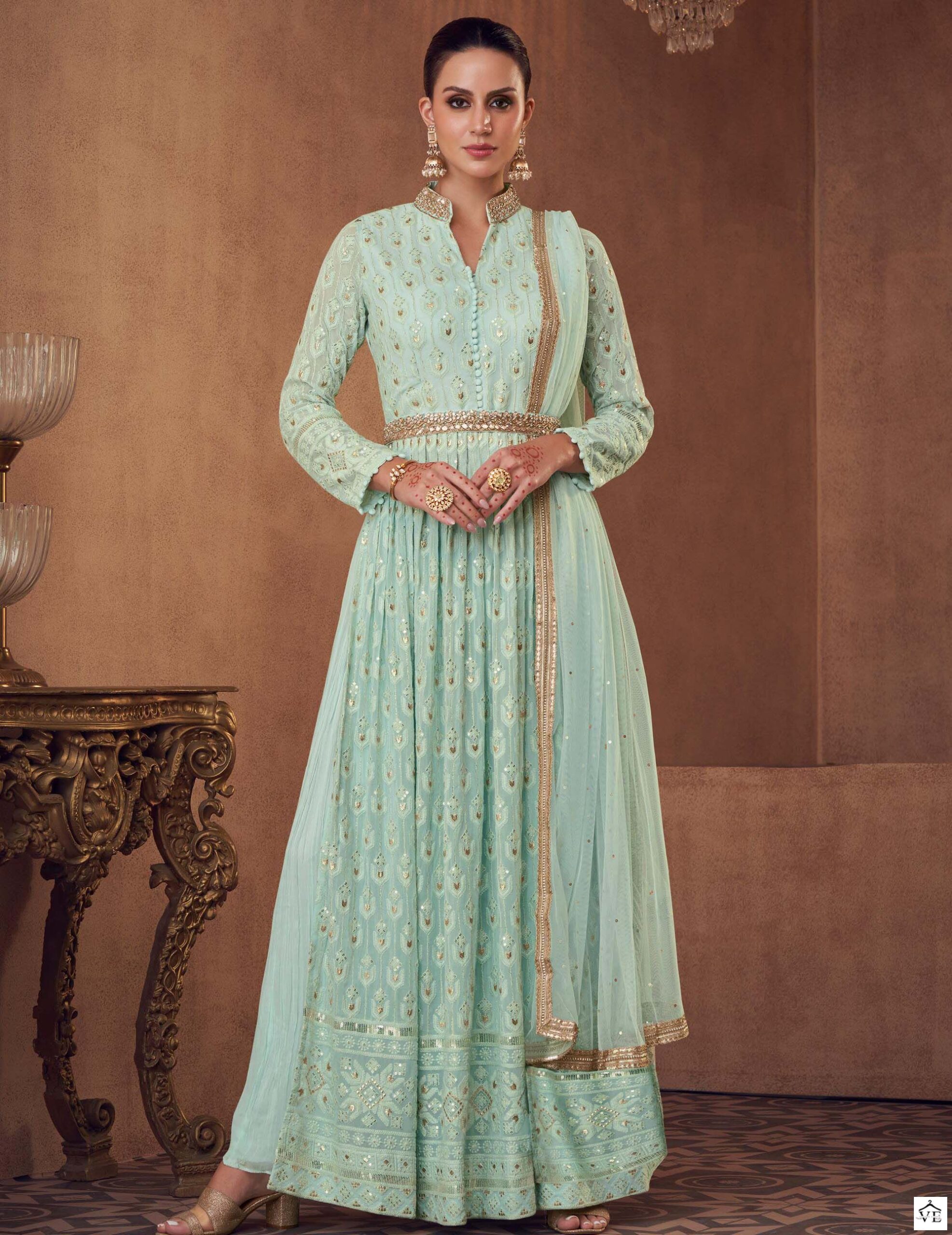 Gulkayra Iconic Georgette Wholesale Designer Readymade Salwar Suit Catalog