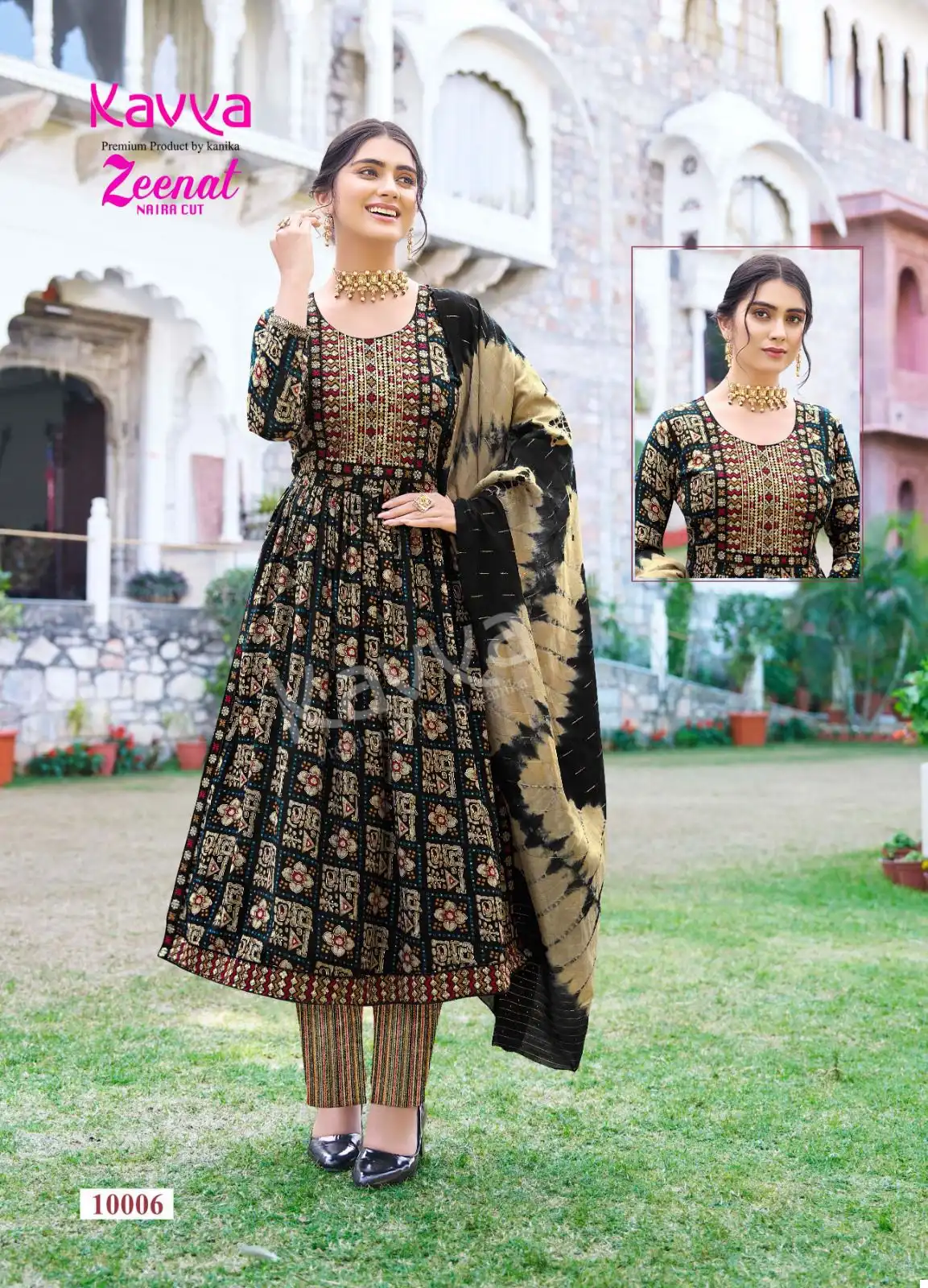 Kavya Zeenat Vol 10 Capsule Foil Print Wholesale Readymade Salwar Suit Catalog – Vardan Ethnic