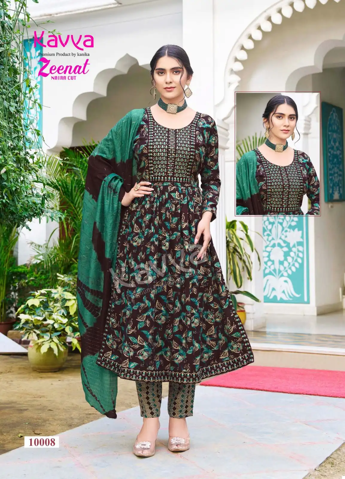 Kavya Zeenat Vol 10 Capsule Foil Print Wholesale Readymade Salwar Suit Catalog – Vardan Ethnic
